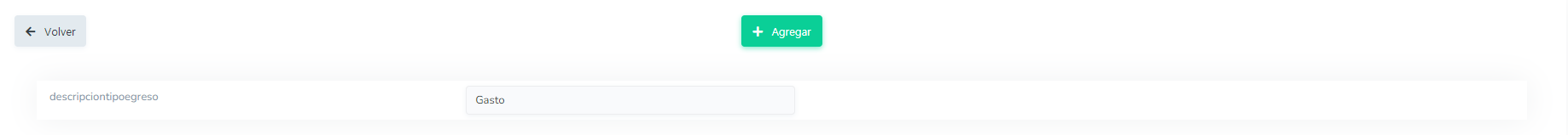 Tipos de Egreso - Megadigital SRL